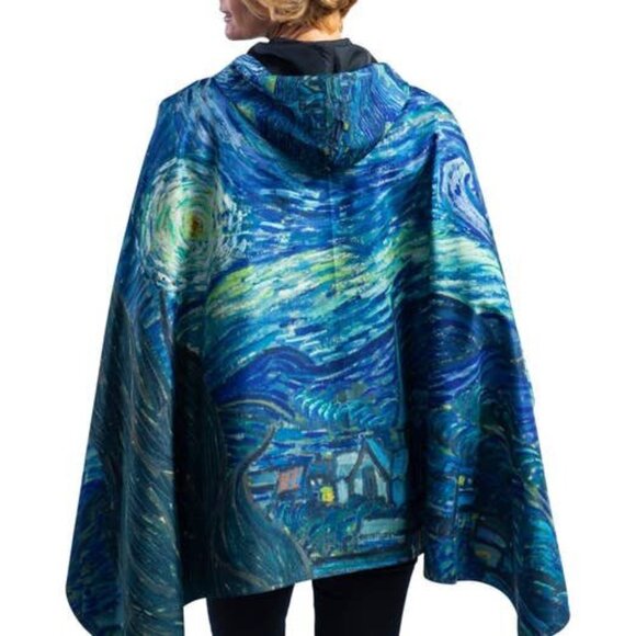 Jackets & Coats | Raincaper Rain Poncho Van Gogh Starry Night | Poshmark